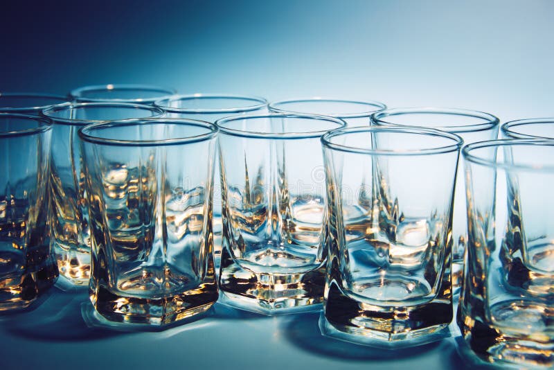 Glass cups stock image. Image of transparent, closeup - 142964525