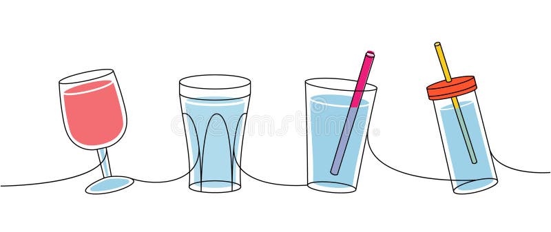 Reflection Continuous Line Drawing Stock Illustrations – 235 Reflection ...