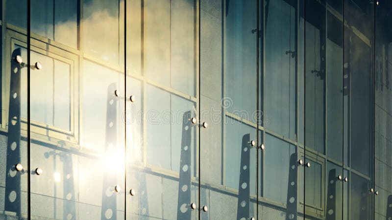 Spider Glass Facade Texture Reflective Glass Curtain Wall Hi Res Stock