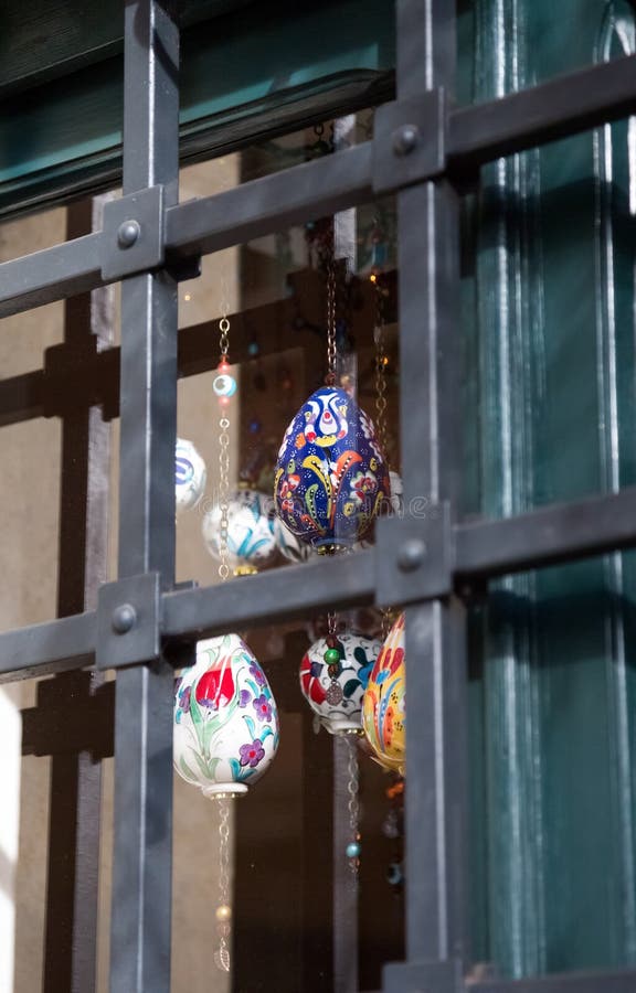 Glass Decoration in a Window Stock Image - Image of murano, decoration ...