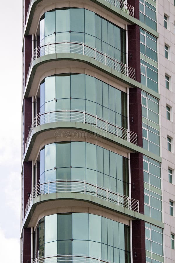 Glass Detail of Modern Building Stock Photo - Image of modern ...