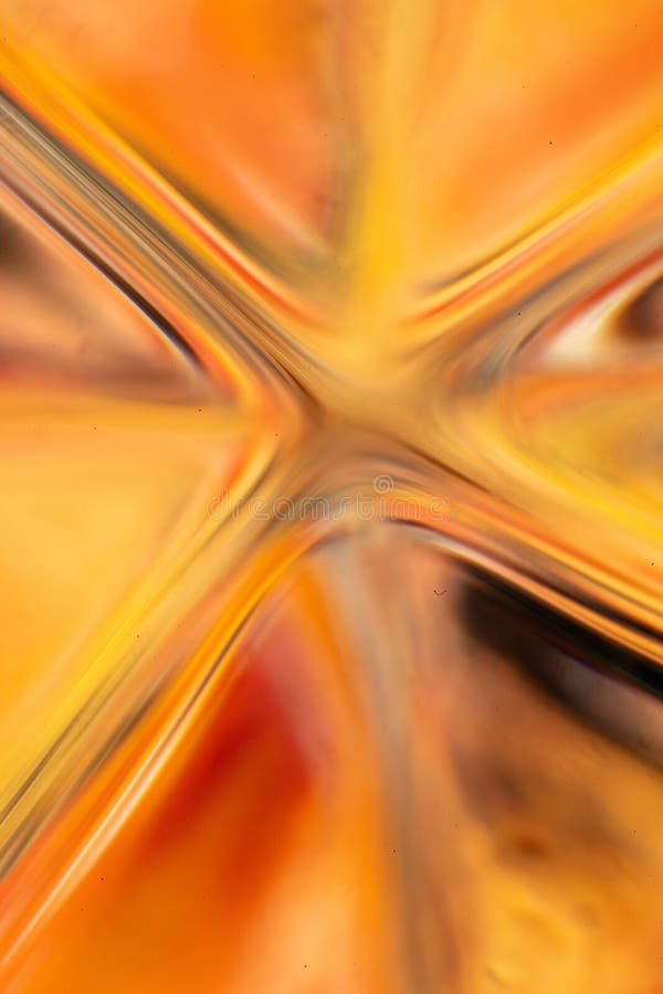 Glass Diamond Shape Abstract Orange Yellow Stock Illustration ...