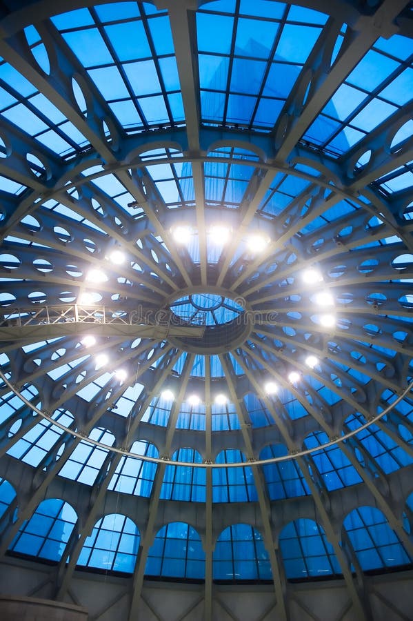 Grey Ceiling of Office Building, Panorama Stock Image - Image of ...