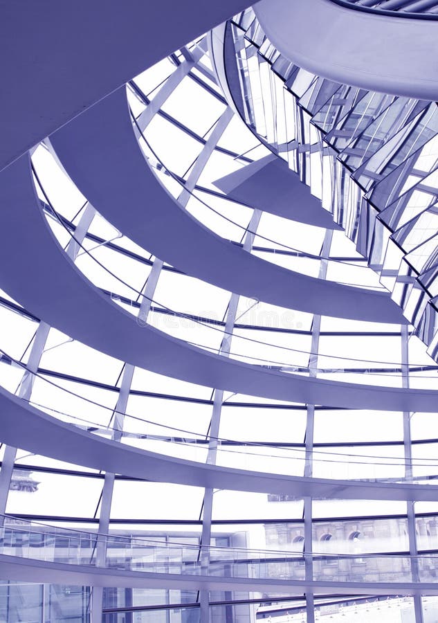 Glass Dome Interior editorial photography. Image of berlin - 3534962