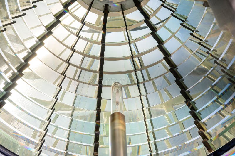 Glass Dome of a Lighthouse Under the Sunlight Stock Image - Image of ...
