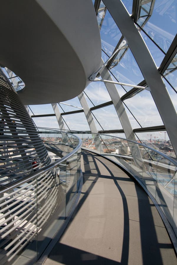Glass Dome of the Reichstag Editorial Stock Image - Image of berlin ...