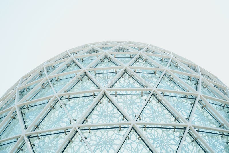 Glass Dome. Glass Roof. Modren Architecture Stock Photo - Image of ...