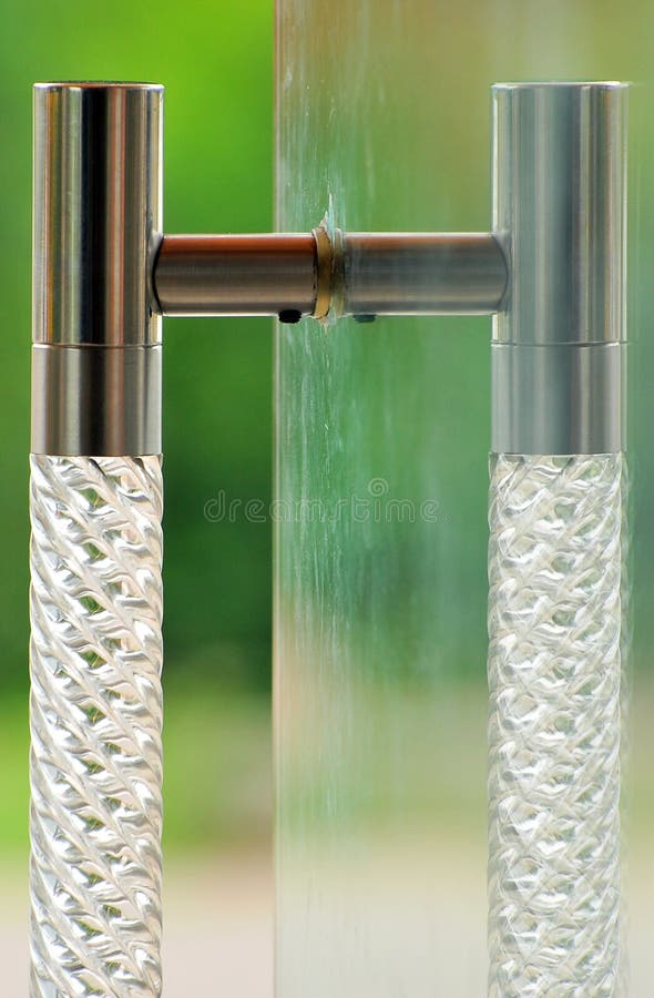Glass door handle stock photo. Image of glass, reflection - 7935564