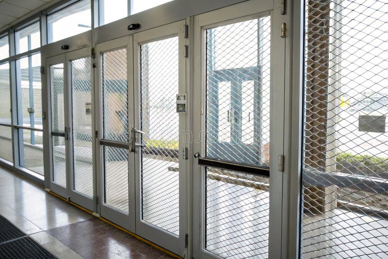 Glass Doors with Decorative Grating â€ Elegant Design in Architecture ...