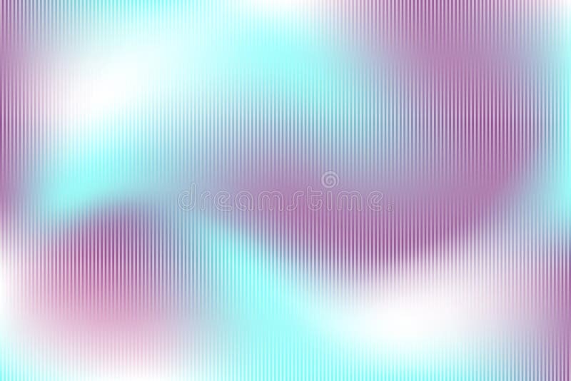 Glass Effect Blue and Violet Background. Glossy Ribbed Frame with Wavy ...