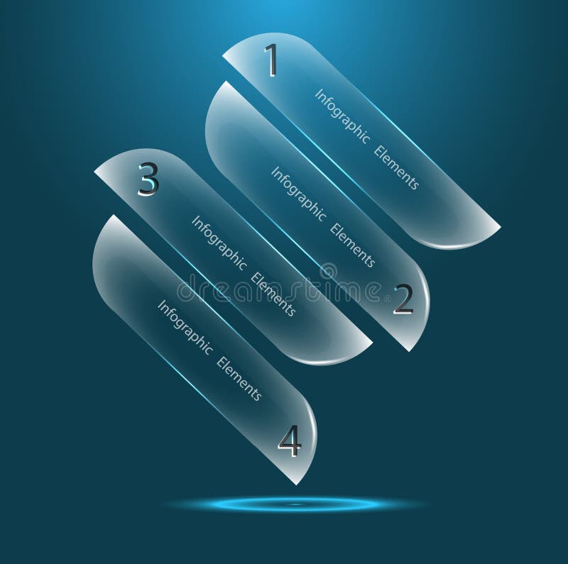 Glass elements stock illustration. Illustration of segment - 65383999