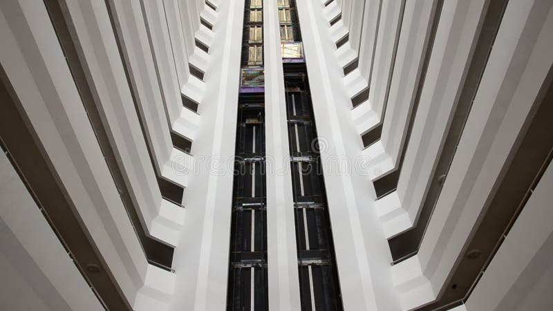Glass elevator. HD stock video. Video of floor, design - 45165687