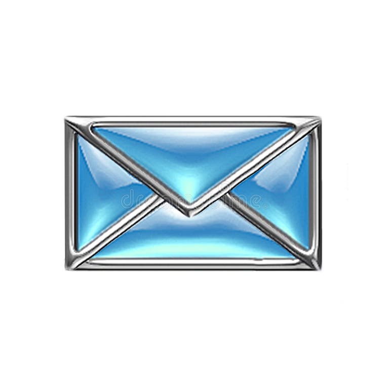 Glass Email icon stock illustration. Illustration of steel - 14180669