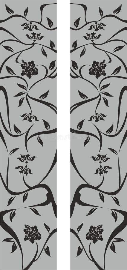 Chinese Style Cartoon Flat Waist Pattern Vector Cdr Coreldraw X16 Stock ...