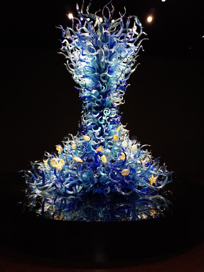 Glass Exhibit in the Garden in Seattle Museum Editorial Photography ...