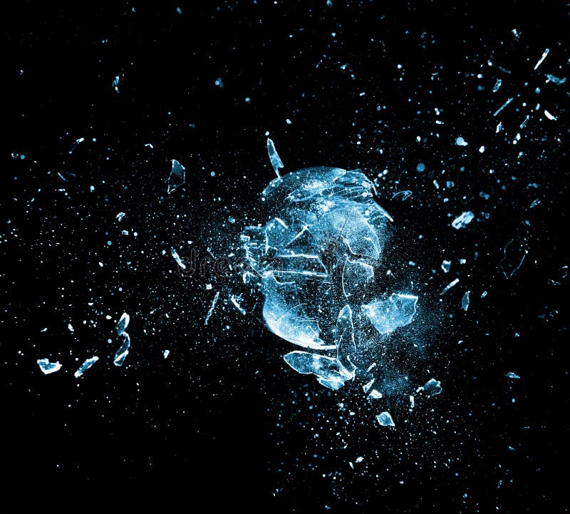 Glass explosion stock photo. Image of bullet, power, crash - 50930448