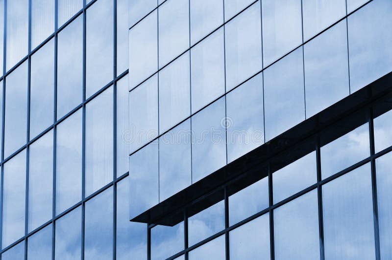 Glass Exterior Bank Building Stock Image - Image of company, city: 24893705