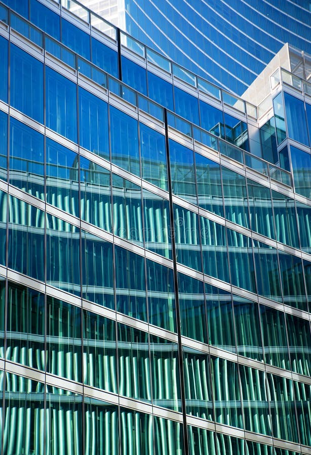 Glass facade stock photo. Image of facade, downtown, architecture ...