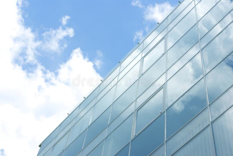 Glass facade stock image. Image of mirror, building, glass - 9754945