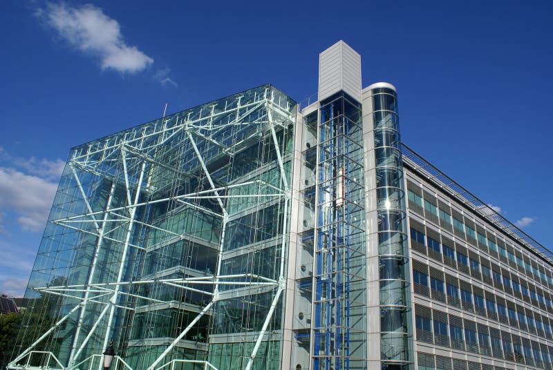 Glass facade stock image. Image of tinted, contemporary - 65147293