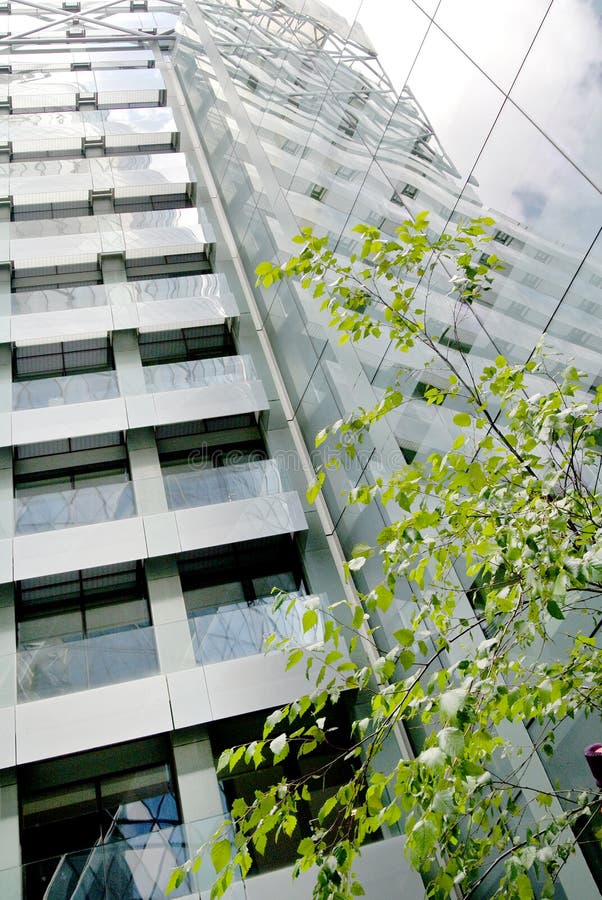 Glass Facade of the Building Stock Image - Image of hope, pattern ...