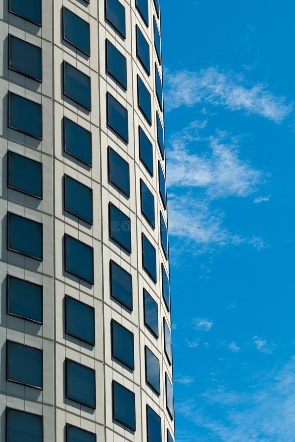 Glass Facade, High-rise Building Stock Photo - Image of architecture ...