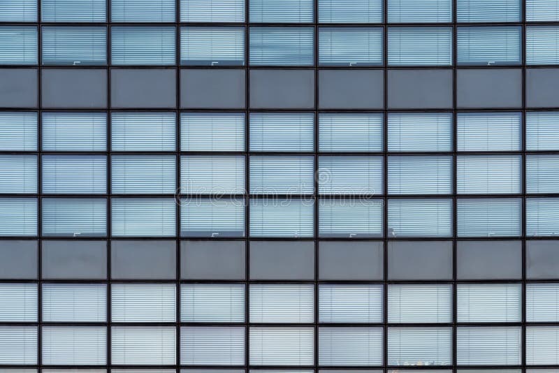 Glass Facade Modern Architecture Office Building Rectangular Pattern ...