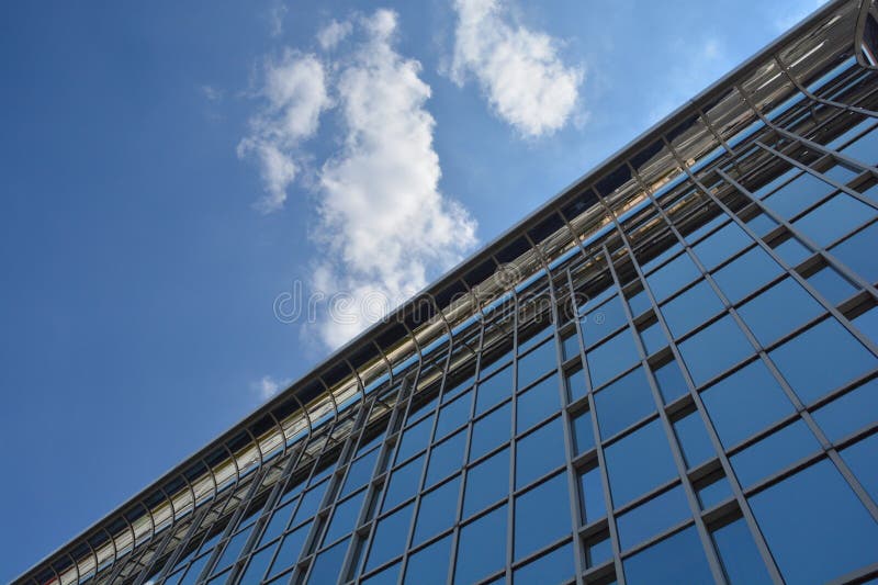 Glass facade stock photo. Image of reflection, windows - 351019500