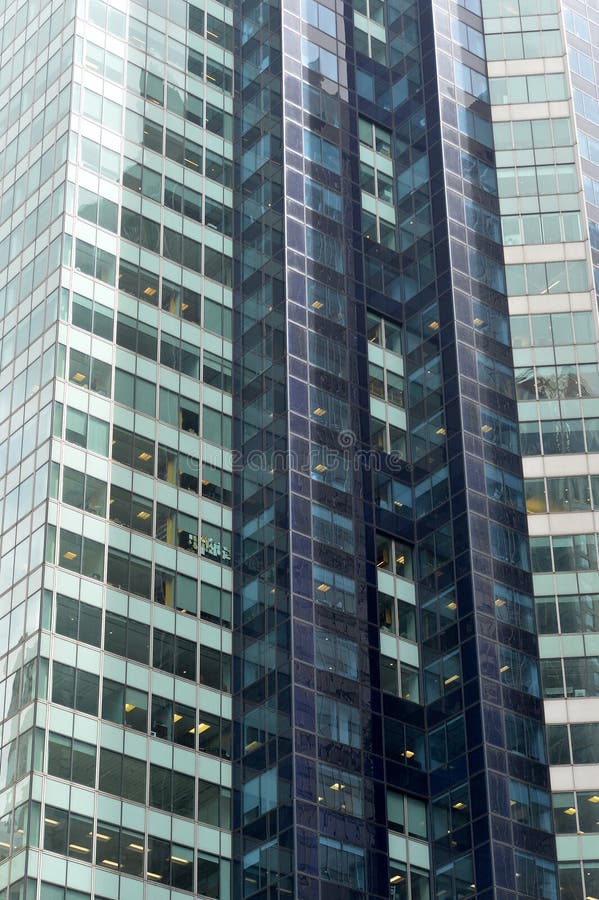 Glass Facade of Modern Office Building Close-up Stock Photo - Image of ...