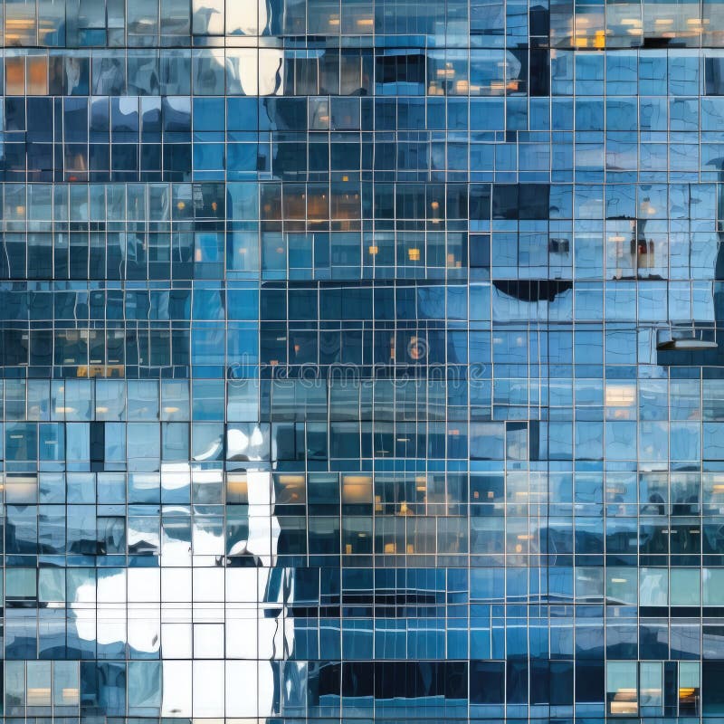 The Glass Facade of a Skyscraper Stock Photo - Image of glass, modern ...