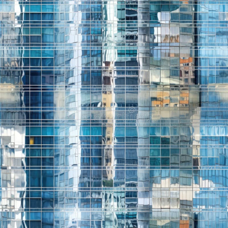 The Glass Facade of a Skyscraper Stock Image - Image of business ...