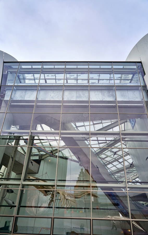 Glass Facade with a View into a Museum Editorial Image - Image of ...