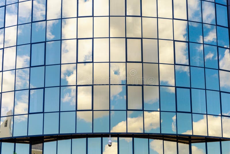 Glass Facades of Buildings. Element of Architecture. Textured ...