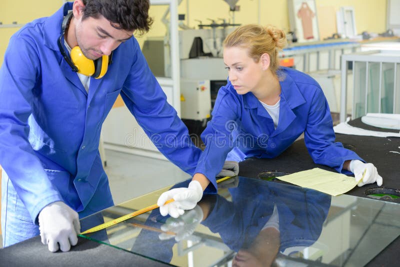 In the glass factory stock photo. Image of measure, service - 117261726