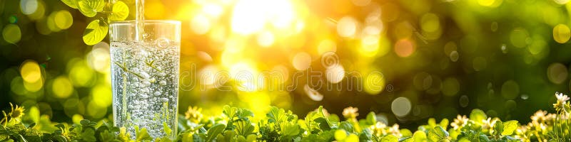 A glass filled with stock illustration. Illustration of generated ...