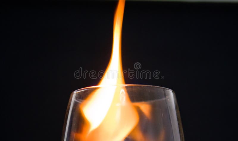 Glass with fire stock photo. Image of colored, fire, cooling - 5958874