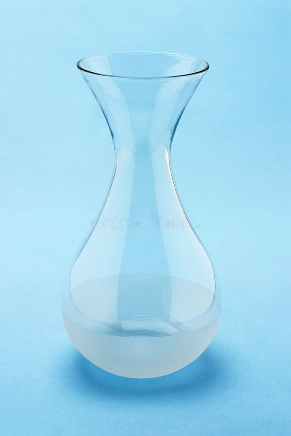 Glass Flask stock image. Image of single, material, translucent - 33932015