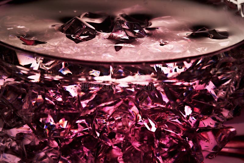 Glass Flask. Liquid and Crystals Stock Photo - Image of bell, grain ...