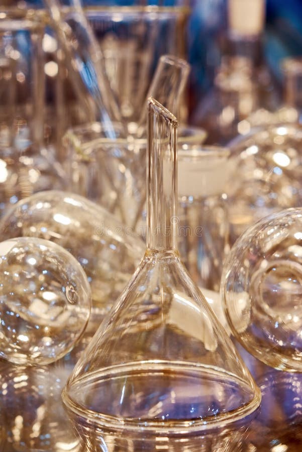 Glass flasks stock image. Image of glassware, medical - 21930043
