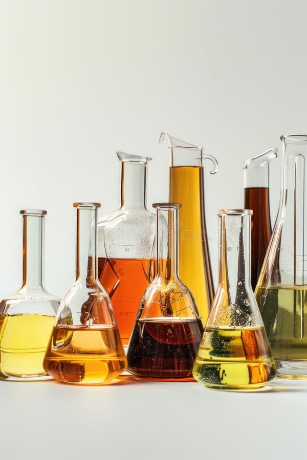 Glass Flasks, Science Laboratory Research and Development Concept ...