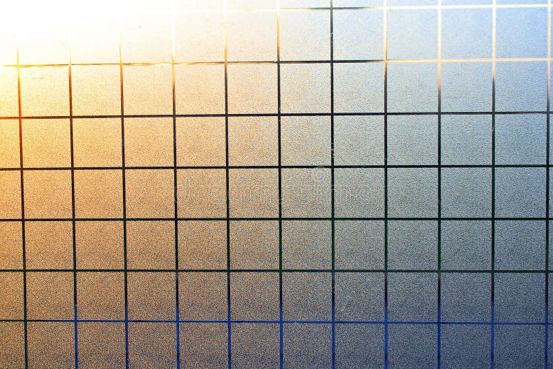 Glass floor with backlight stock illustration. Illustration of grid ...