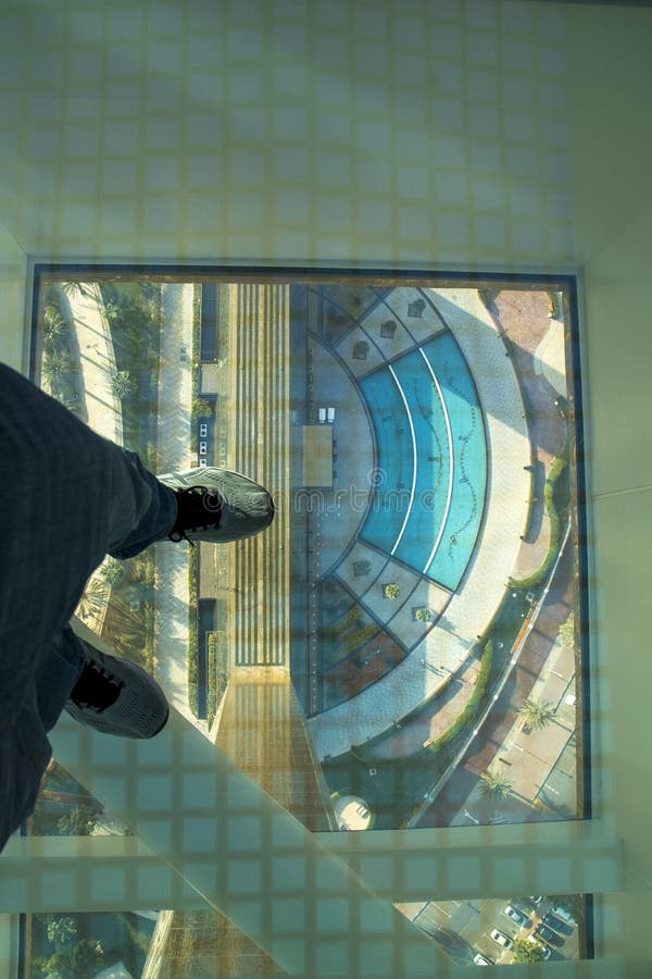 Glass Floor Inside of a Popular Sightseeing and Attraction Building ...