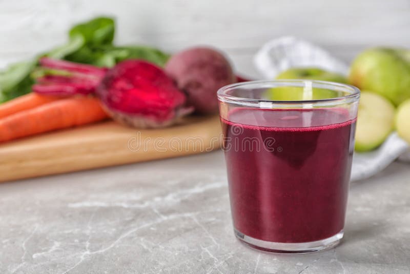 Glass of fresh beet juice stock image. Image of organic - 120704097