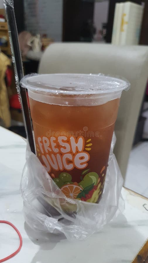 A Glass of Fresh and Delicious Iced Tea Stock Image - Image of fresh ...