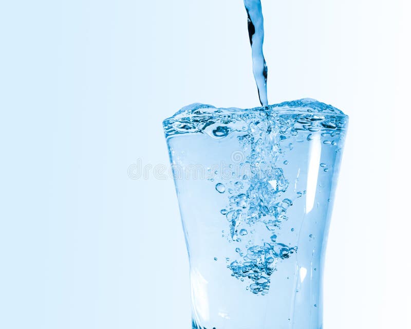 Glass of fresh water stock image. Image of crystal, mineral - 67643881