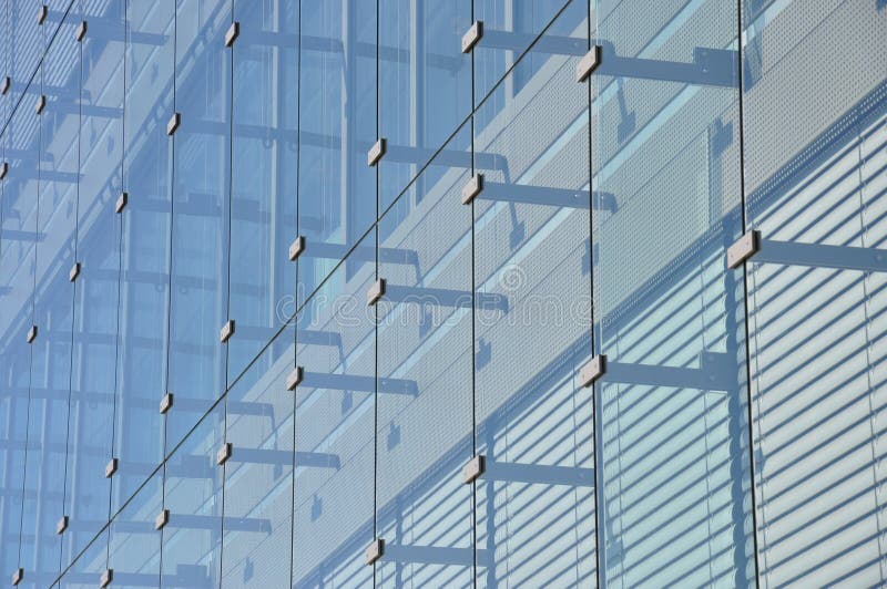Glass front of a building stock photo. Image of greece - 23201986