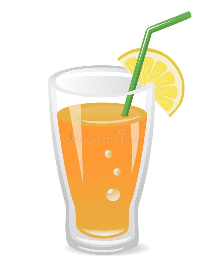 Glass of fruit juice stock vector. Illustration of vitamin - 22476221