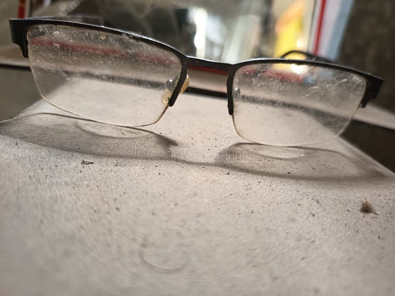 Glass Full of Dust in the Warehouse Stock Image - Image of dust ...