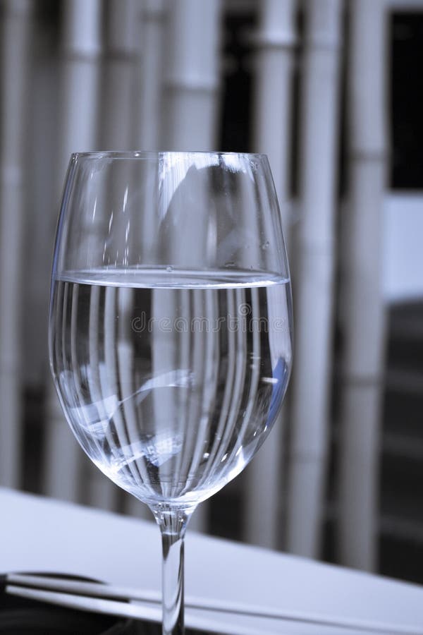 Glass full of water stock image. Image of dehydration - 88451001