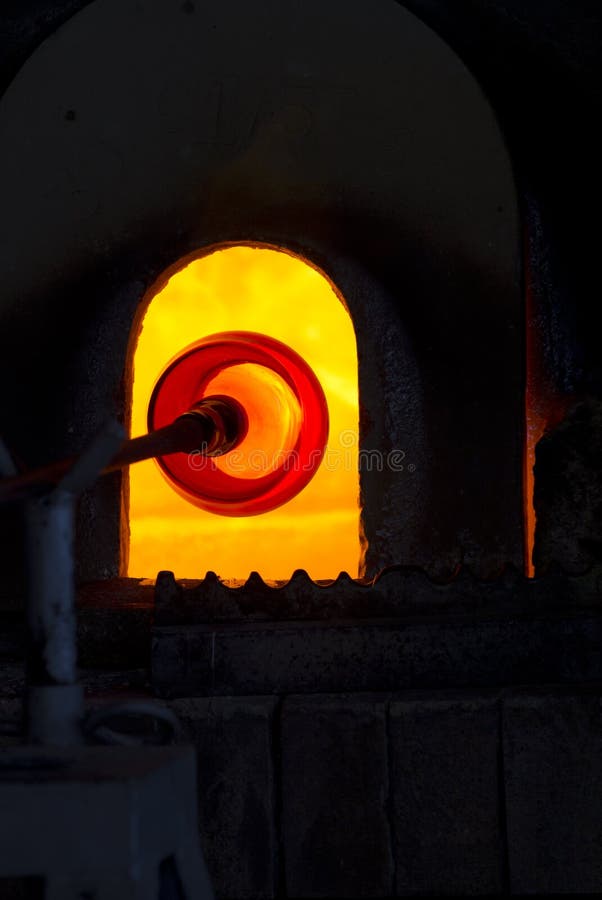 Glass furnace stock image. Image of blowing, manual, class - 34767829